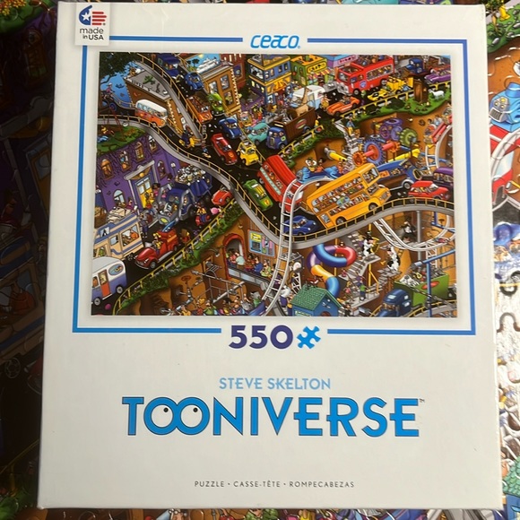 ceaco | Games | 55 Piece Steve Skelton Moving Parts Puzzle Lots Of Fun ...
